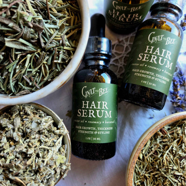 Hair Serum | Rosemary, Horsetail & Castor Oil | Gnat and Bee